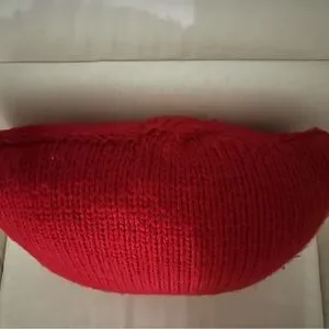Accents | Handmade In Red Wool 23x2 | Poshmark